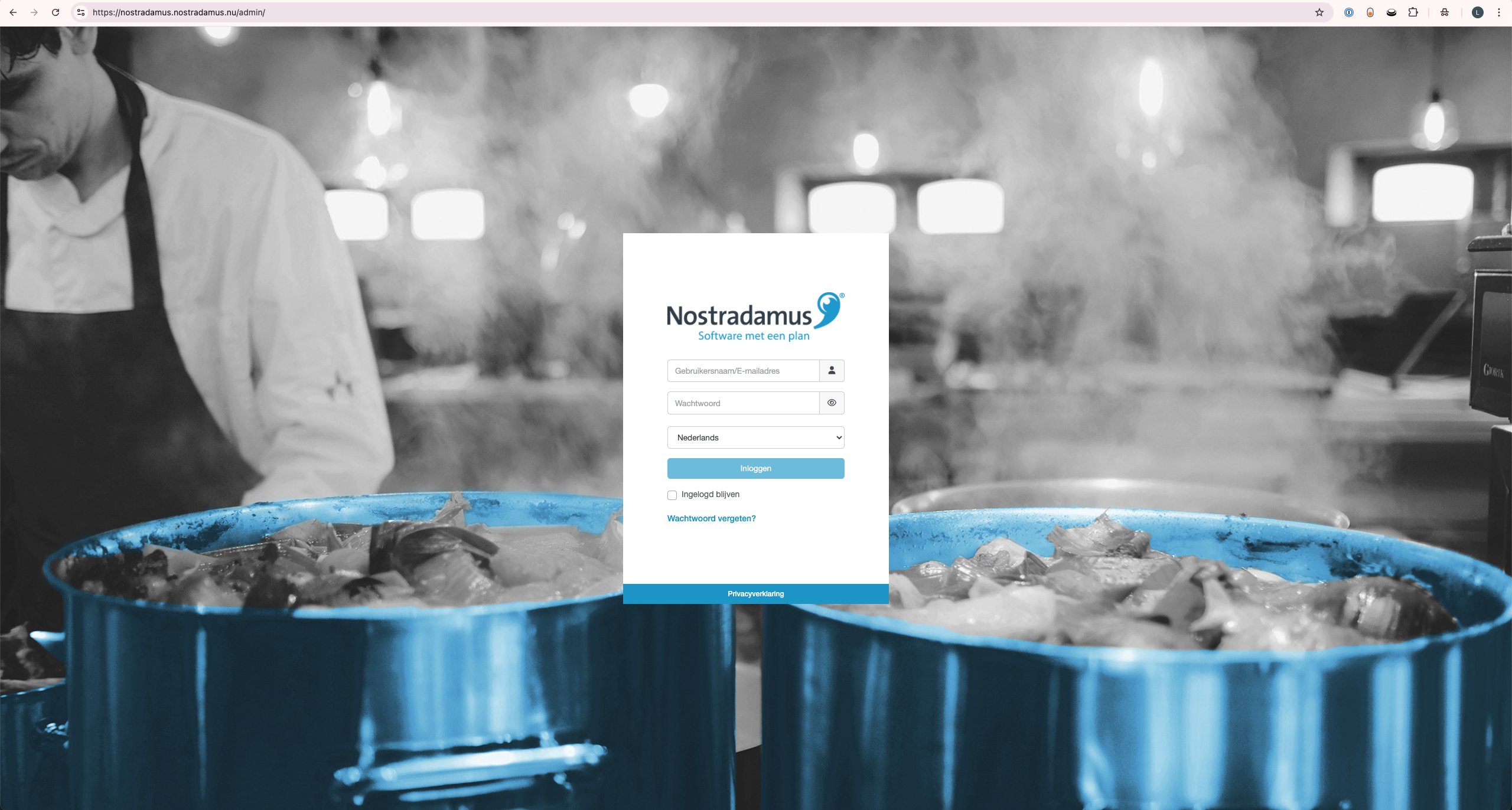 Inloggen admin kant website – Nostradamus